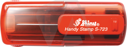 Kapesní razítko S-723, červená transparentní, rozměr otisku 47 x 18 mm ...